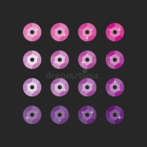 Purple Sequin Pattern Stock Illustrations 579 Purple Sequin Pattern