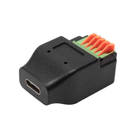 USB2 0 Type C Female To 5pin Screwless Terminal Block USB To Terminal Block And USB C To 5pin