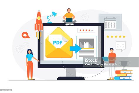 Jpeg 단어 문서 개념에서 Pdf 변환기 문서 프로세스를 변경하거나 다른 형식으로 변환하는 화면입니다 앱 웹 사이트 배너에 대한 플랫 벡터 일러스트레이션 다운로드에 대한