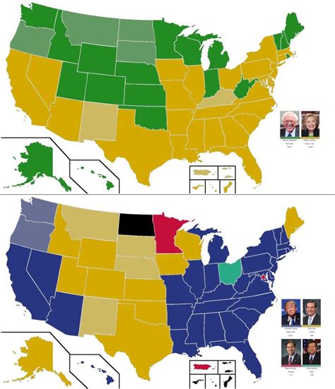 2016 Election Predictions Imaginarymaps