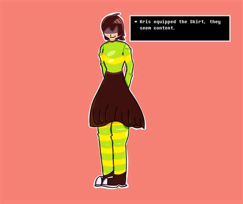 Kris In A Skirt By Goofyahhcucumber On Deviantart