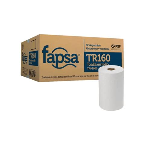 Toalla Rollo Tr160 Fapsa 6 160 Central Pacific Paper