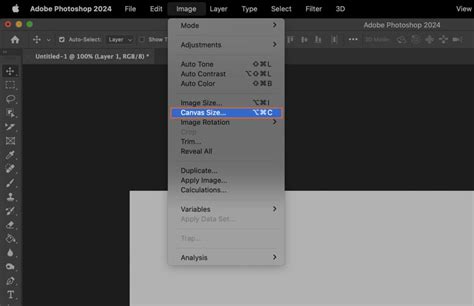 How To Change The Canvas Size In Photoshop
