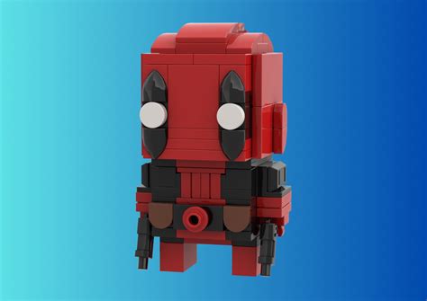 Lego Moc Deadpool By Retrobrix Rebrickable Build With Lego