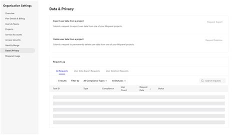 End User Data Management Making Gdpr And Ccpa Requests Mixpanel Docs