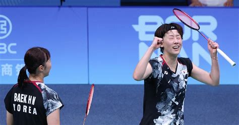 한국 배드민턴 인도 오픈 순항…이소희 백하나·강민혁 서승재 8강행