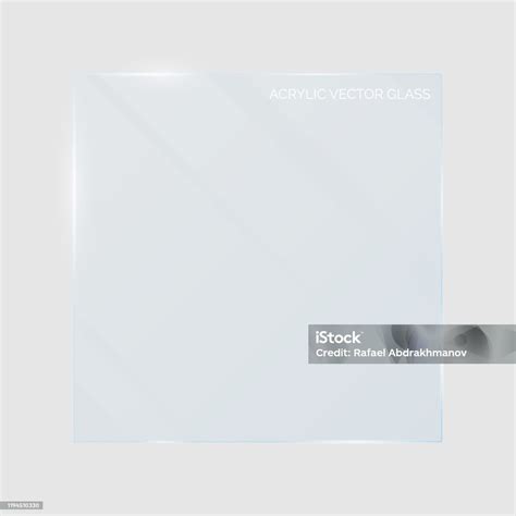 프레임 가장자리에 빛 빛 반사 벡터 플라스틱 및 아크릴 유리 모형 투명 한 흰색 회색 배경에 빛나는 눈부심 효과 창 화면 또는 접시 0명에 대한 스톡 벡터 아트 및 기타