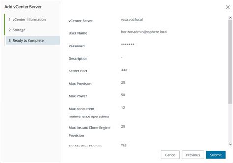 How To Connect Vcenter With Horizon 811 2309 Vcloudies