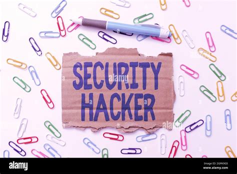 Inspiration Showing Sign Security Hacker Conceptual Photo Someone Who Explores Methods For