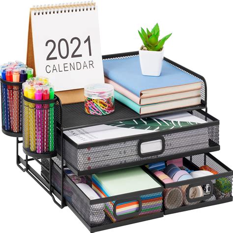 Laser Cut Home Office Desk Organizer Dxf File Dezin I