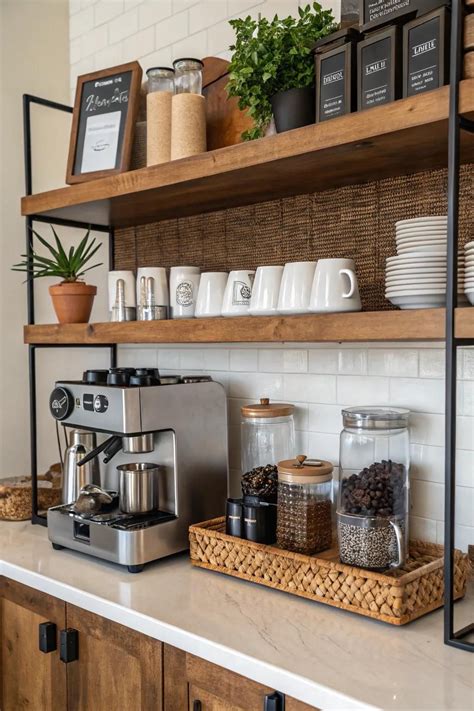 17 Inspiring Countertop Coffee Station Ideas Coffee Bar Home Home