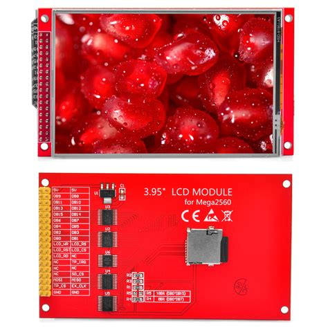 osoyoo 3 95 inches 16bit tft touch screen sd card socket for arduino m