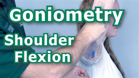 Goniometry Shoulder Flexion Youtube