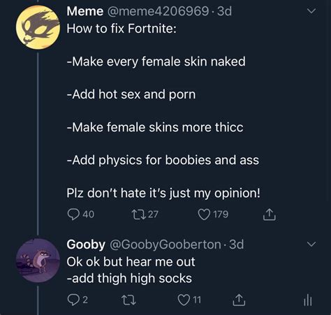 How To Fix Fortnite Repost Sex Update Add Sex To X Know Your Meme