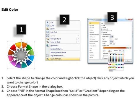 PowerPoint Template Round Chart Strategy Ppt Design Slides