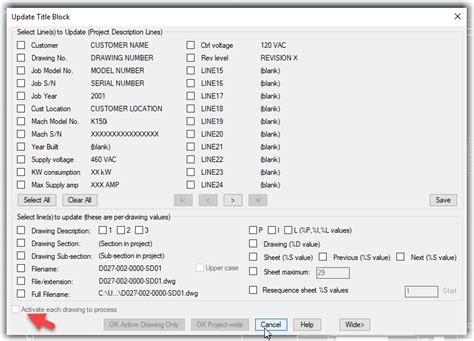 Solved Cant Batch Update Title Block Update Multi Line Attributes Autodesk Community