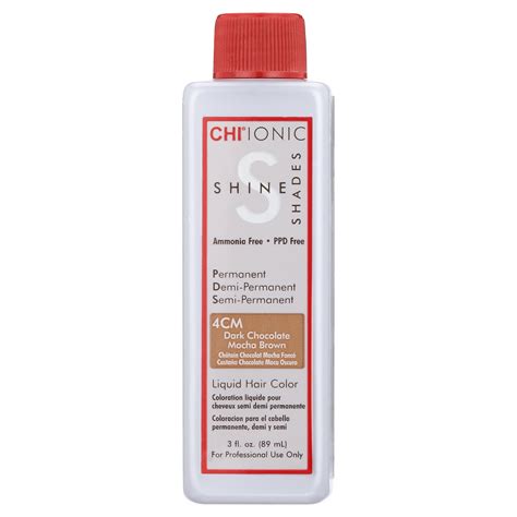 Chi Ionic Shine Shades Liquid Hair Color 4cm Dark Chocolate Mocha