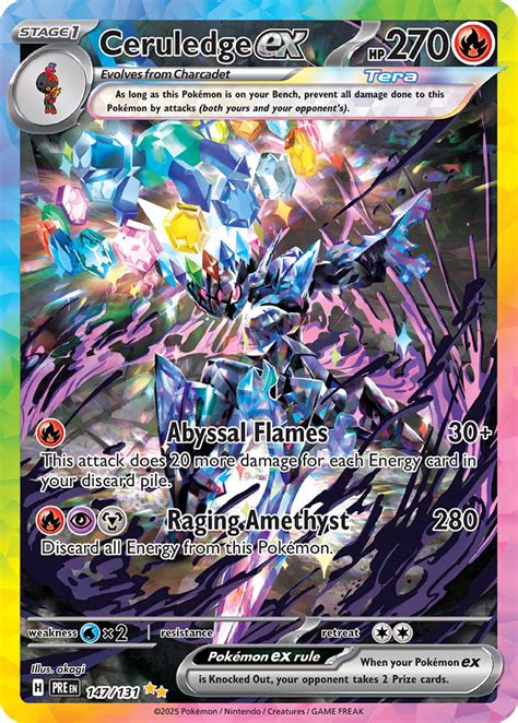 Ceruledge Ex 147131 Wert Bild And Seltenheit Pokemonkartede