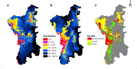 2 Spatial Prioritization Maps For Biodiversity Conservation In The