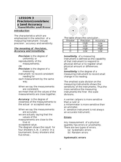 Lesson 3 Understanding Measurements Pdf Observational Error Scientific Observation