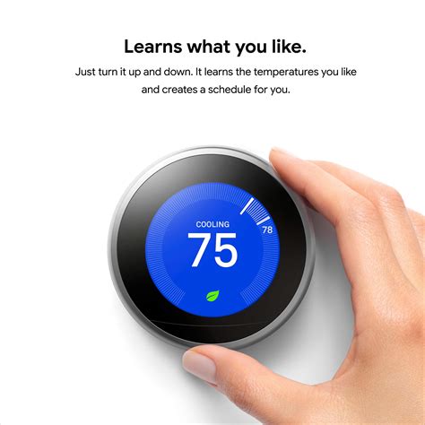 Thermostat Intelligent Google Nest At Joe Bonner Blog