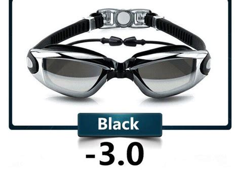 แว่นตาว่ายน้ำมืออาชีพแว่นตาว่ายน้ำพร้อมที่อุดหูที่อุดจมูกแผ่นโลหะอิเล็กโทรเพลทกันน้ำซิลิโคนเเบบ