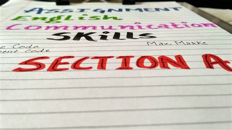 How To Write Headings Titles And Decoration For Assignments And Projects Youtube