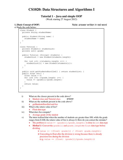 Solution 01 Programming Java Practice Tutorial 1 Java And Simple
