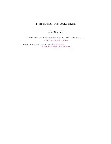 خرید کتاب The Integral Calculus دانلود کتاب