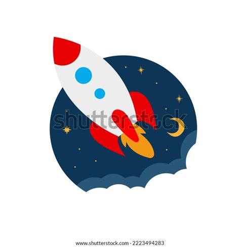 Rocket Space Icon Vector Graphics Stock Vector Royalty Free