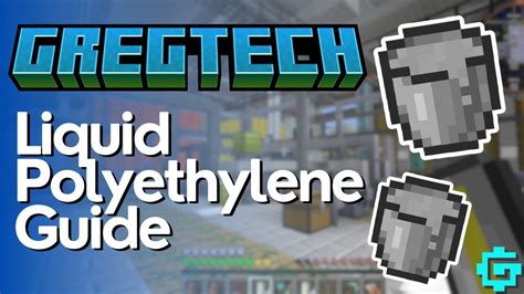 How To Make Liquid Polyethylene In Gregtech Ceu Youtube