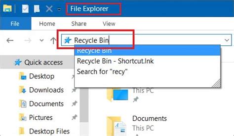 How To Find Hidden Recycle Bin On Windows 10