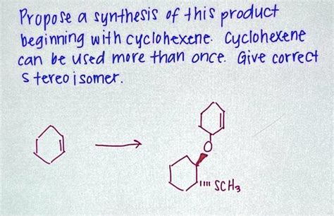 Solved Texts 3 Bromo Cyclohexene And 1 Oh 2 Sch3 Cyclohexane Propose A Synthesis Of This