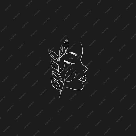 Premium Vector Ecological Leaf Logo Vector Woman Leaf Face