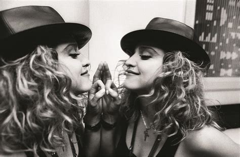 Madonna In Her Prime Having Fun With The Mirror Picture By Ken Regan R Madonna
