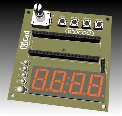 Modulo I O Digital Para Bluepill Stm32f1 En Kicad Electrónica Programación Gnu Linux