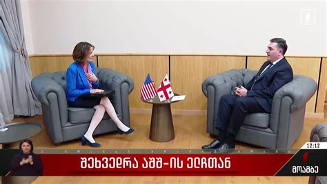 შეხვედრა აშშ ის ელჩთან Youtube