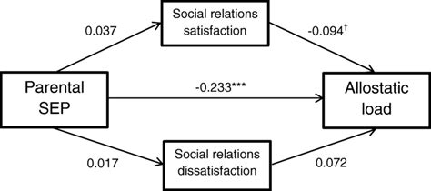 Direct And Indirect Paths In Model 2 Mediators Adjusted For Sex And Download Scientific