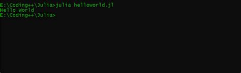 朱莉娅的你好世界 码农参考