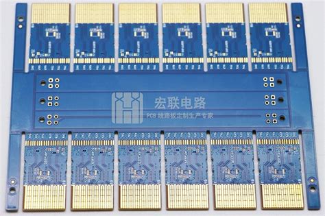 PCB电路板金手指的作用是什么 PCB线路板 多层电路板 PCB快板打样 线路板加工 pcb生产厂家 宏联电路