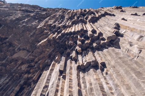 Premium Photo Basalt Columns In Armenia Symphony Of Stones Tourist Attraction In Garni Of