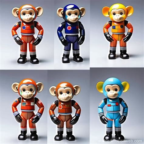Space Monkey Blind Box Toys Stable Diffusion Online