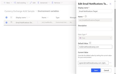 Power Automate Standards Variables