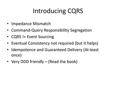 Ppt Investigating Cqrs Powerpoint Presentation Free Download Id805653