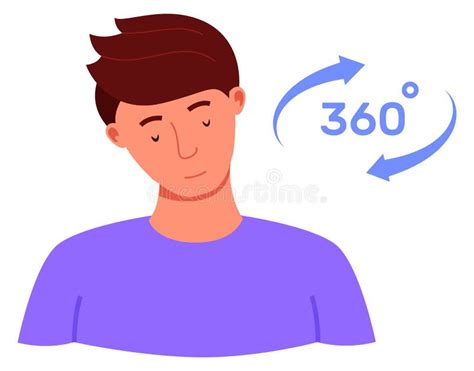 neck rotation exercise body stretch workout infographic stock vector illustration of healthy