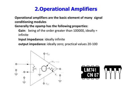To Simulate Signal Processing Circuit Based On Op Amp And Sensor Pptx