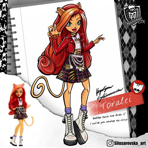 Toralei Monster High Coloring Pages 2025
