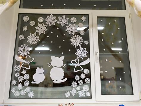 Украшение окон на новый год 56 фото фото картинки и рисунки скачать бесплатно