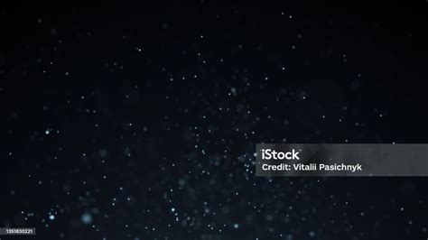 먼지 입자가 빛납니다 검은 색 배경에 에너지 흐름 파티클의 추상적 배경입니다 3d 렌더링 마술사에 대한 스톡 사진 및 기타 이미지 Istock