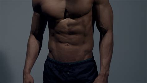 Side View Of Man Doing Arm Lifts Stock Footage Video 3074005 Shutterstock